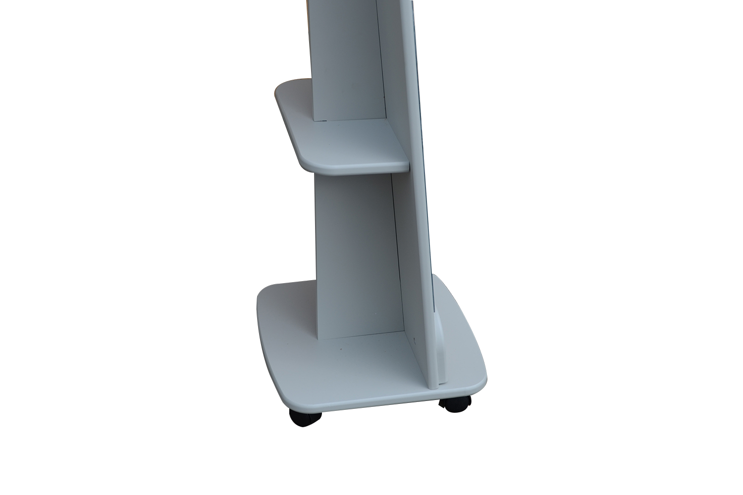 AURELA H172 Movable Mirror With 2-Tier Shelves and Wheels