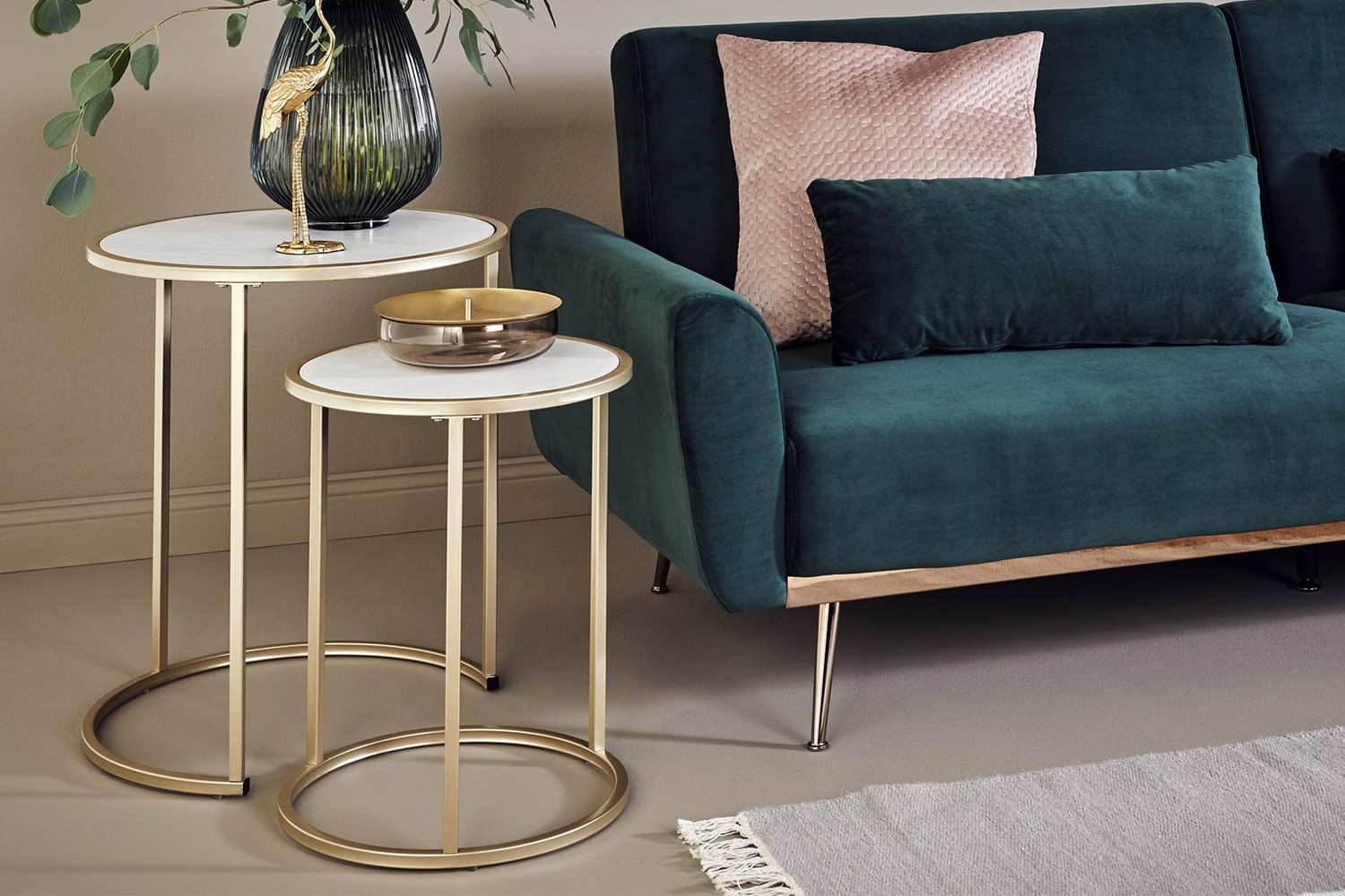 SERENE Round Nesting Side Table Set
