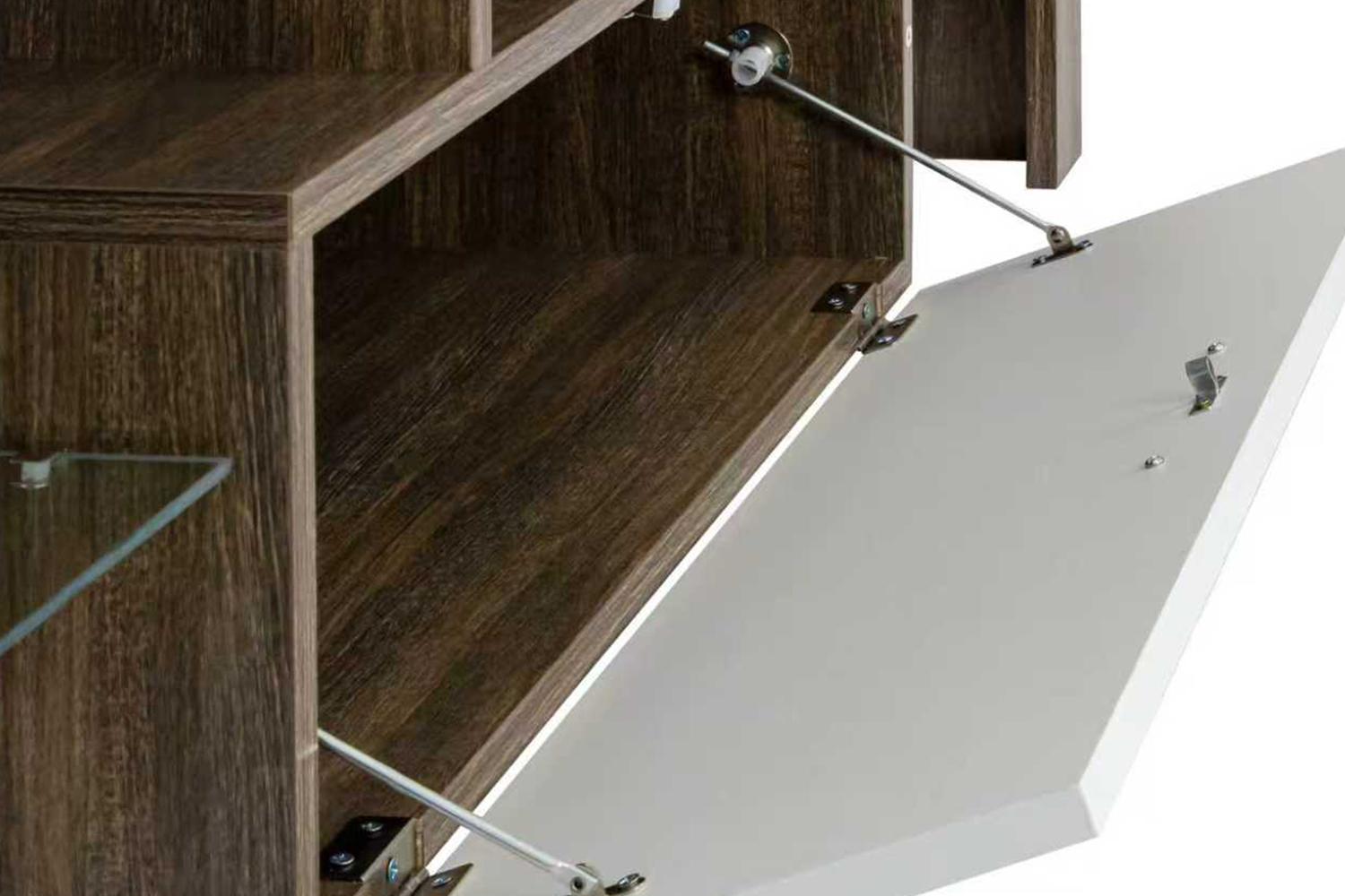 HUMBIE 1.3M TV Unit with LED Lighting