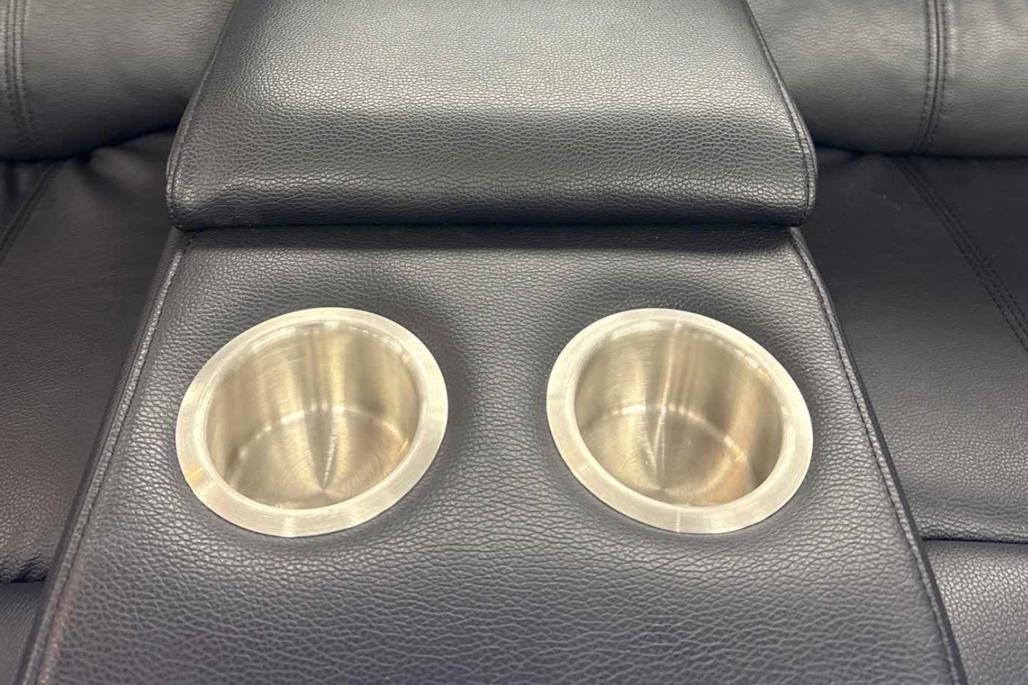 MODENA Air Leather Sectional Power Reclining Sofa with LED & Speaker ...