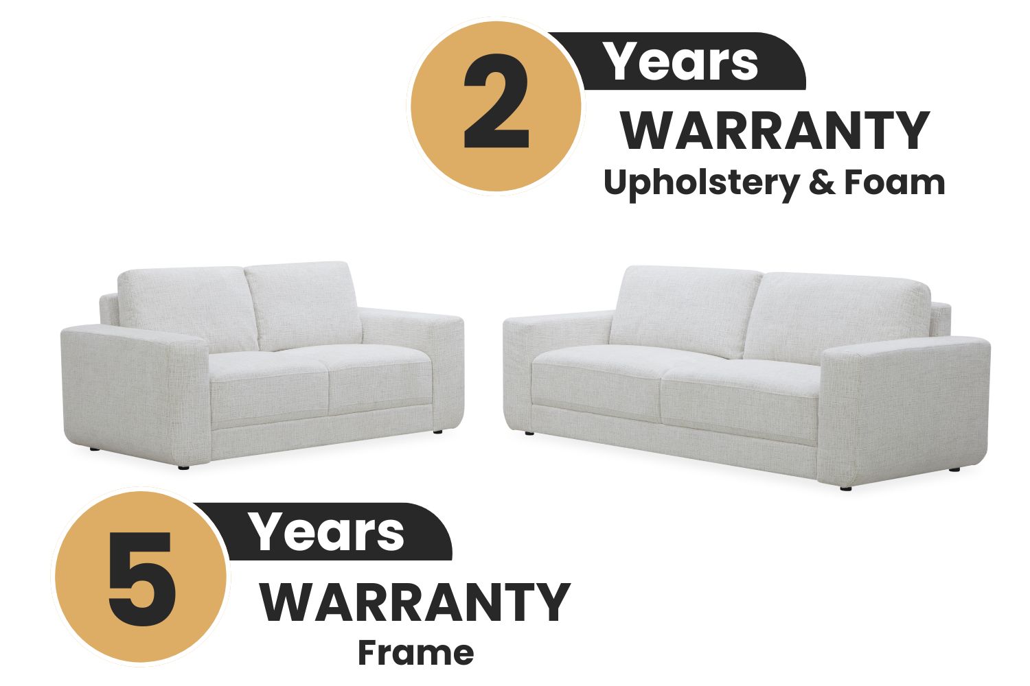 CORTONA 3/2 Seater Fabric Sofa Range