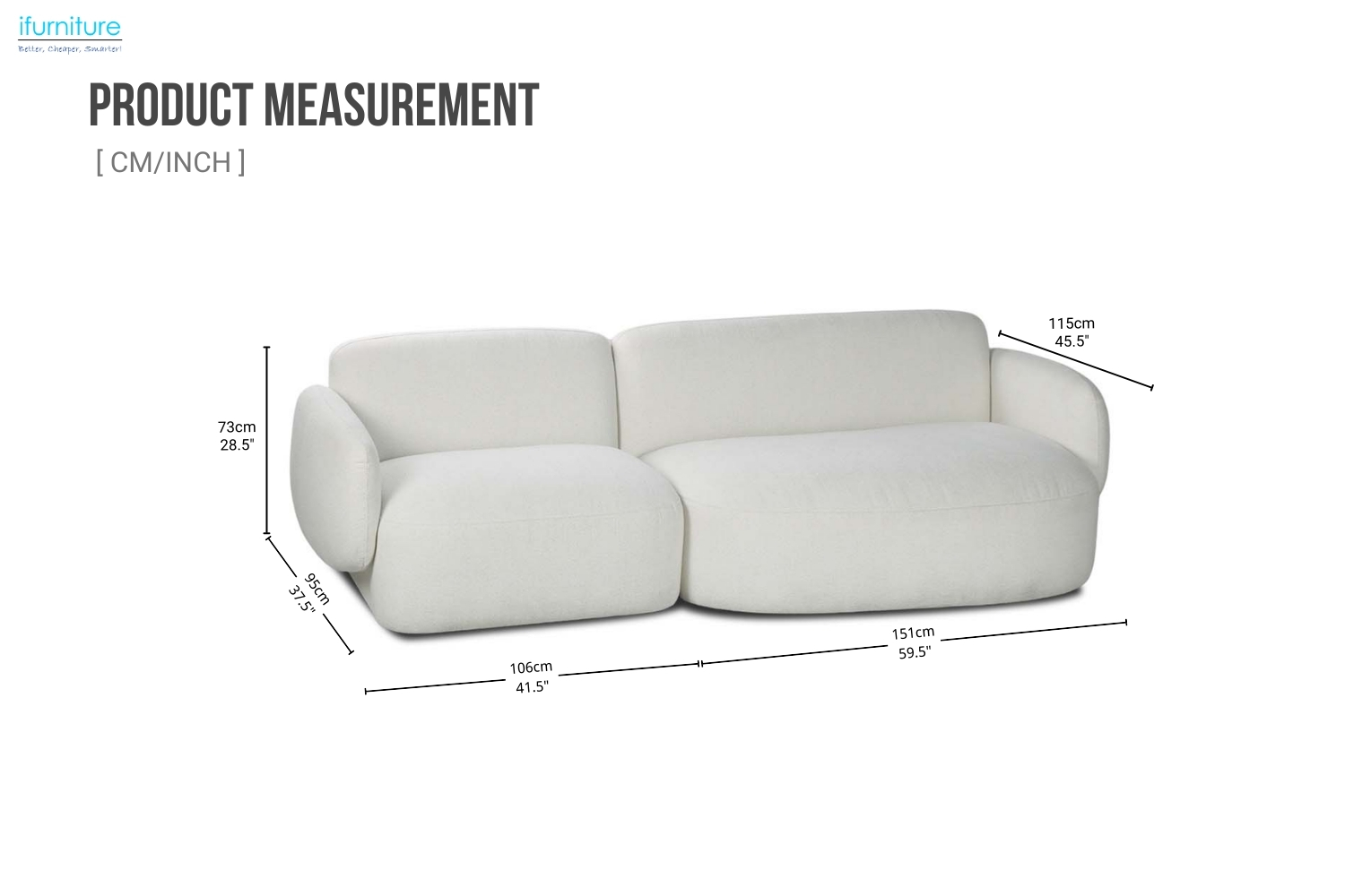 SUMMIT Fabric Special-shaped Modular Sofa