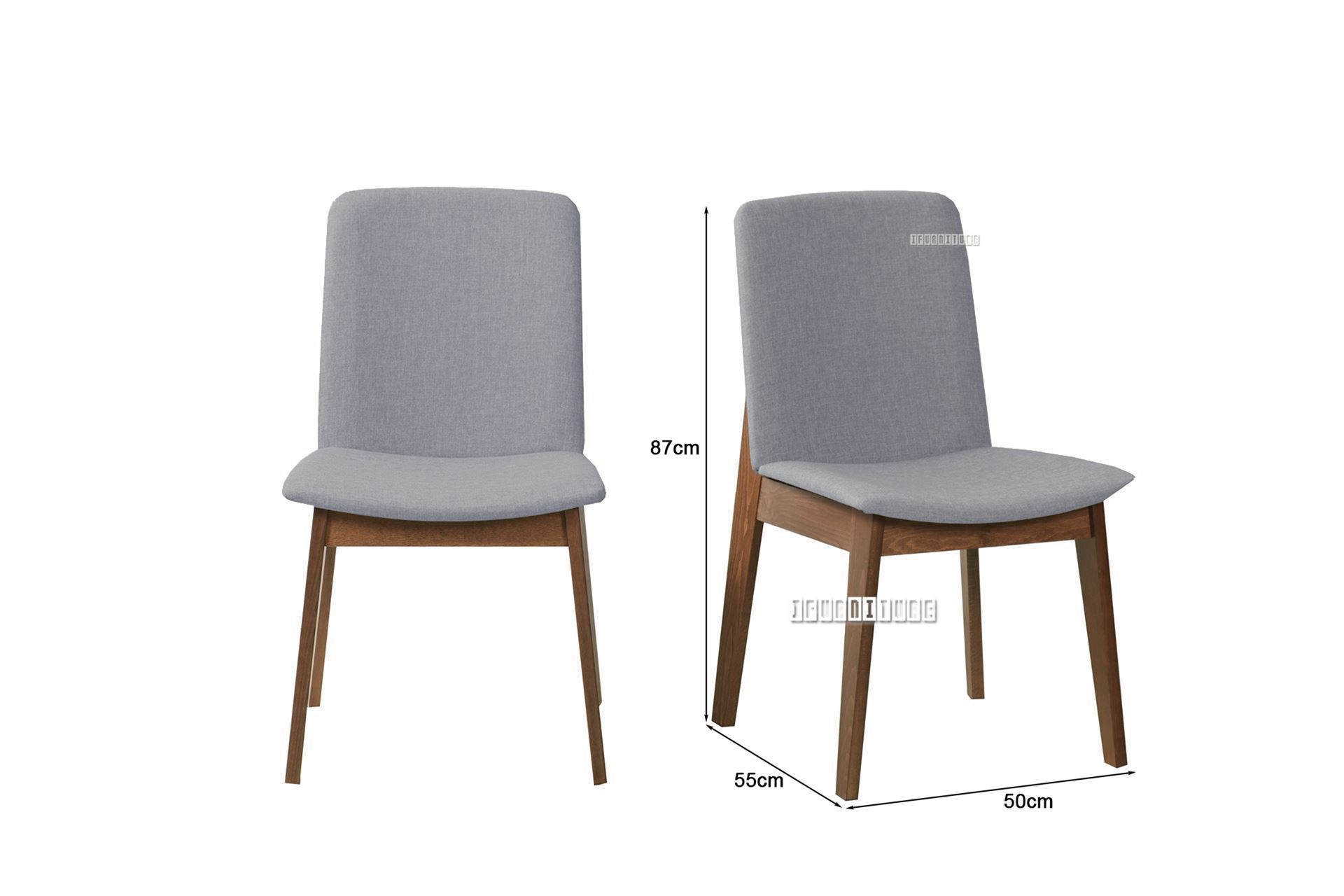 EDEN Dining Chair (Light Grey) - Each