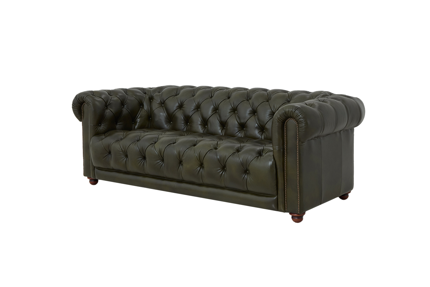 BAMBURGH 3/1 Seater 100% Genuine Leather Chesterfield Sofa Range