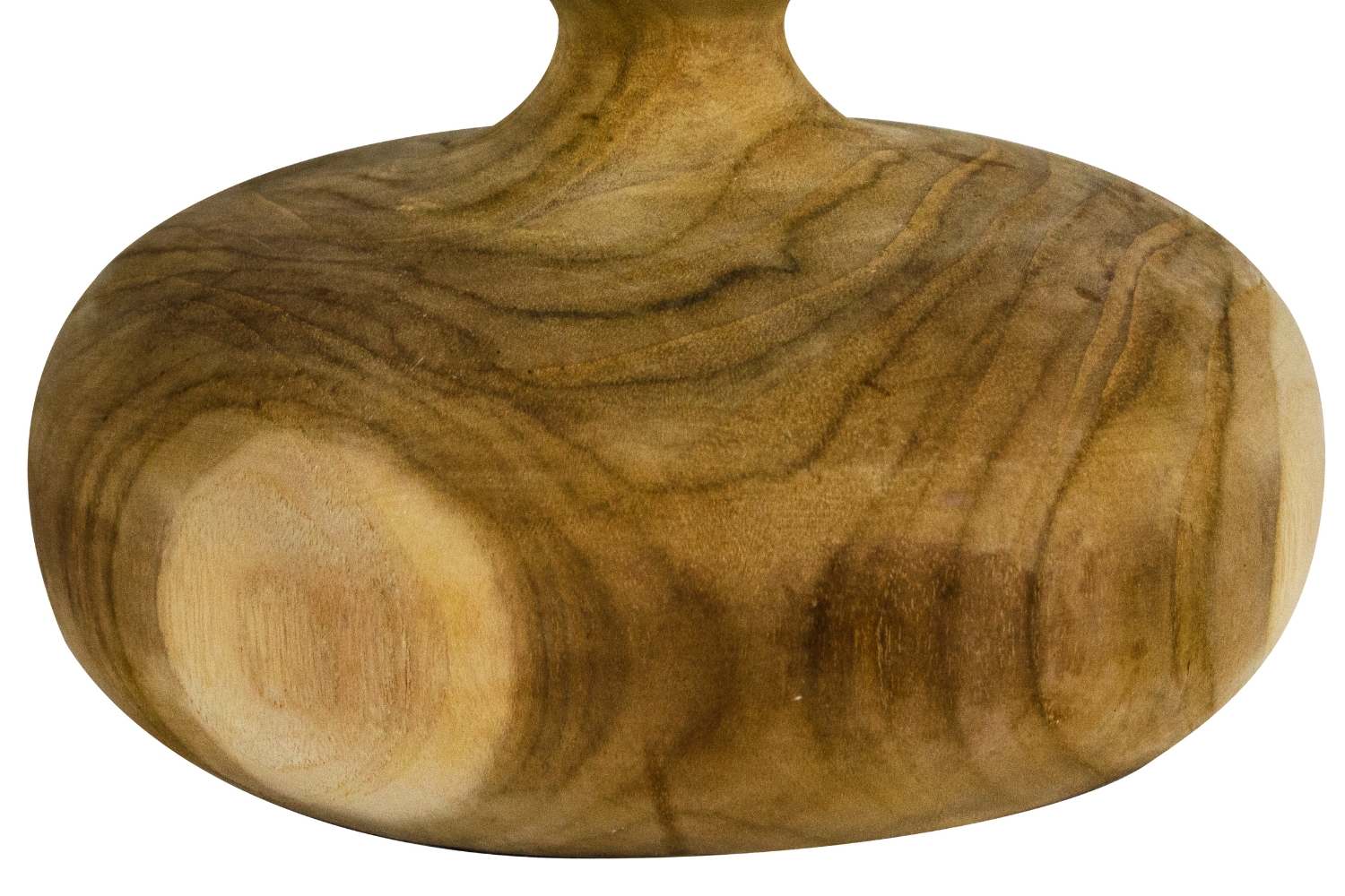 655-012 D15 Teak Wood Vase