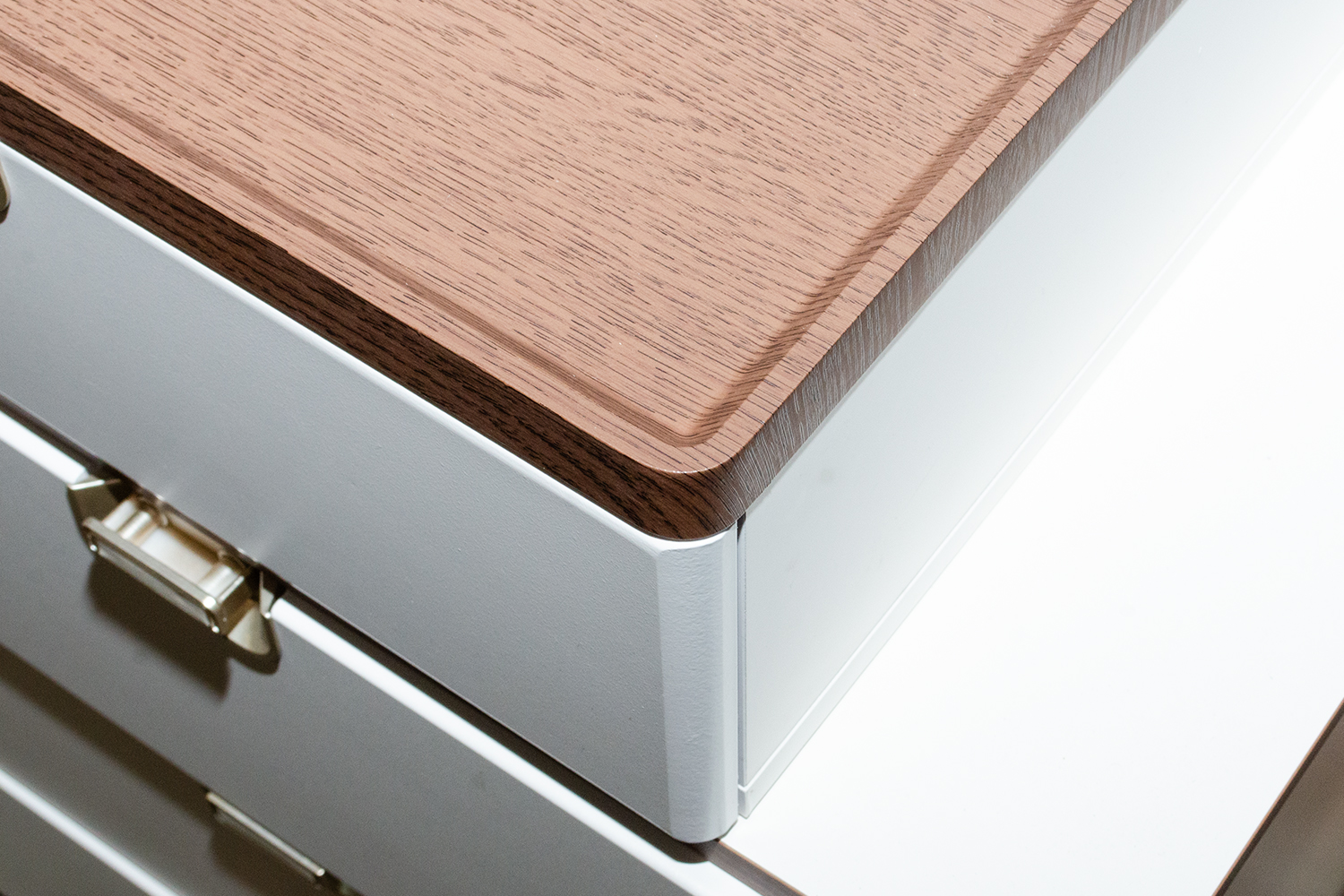 THIAGO 5-Drawer Tray Top Dressing Table with LED Mirror