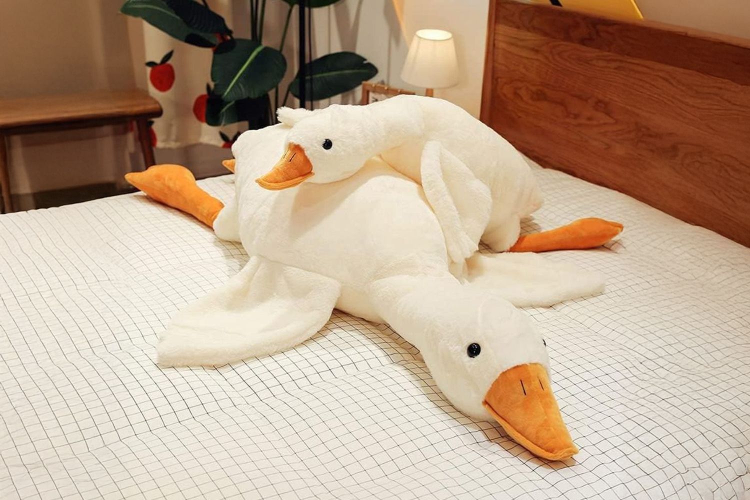 STUFFED GOOSE Plush Cushion - 130cm