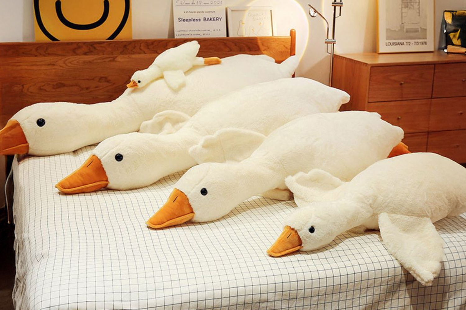STUFFED GOOSE Plush Cushion - 130cm