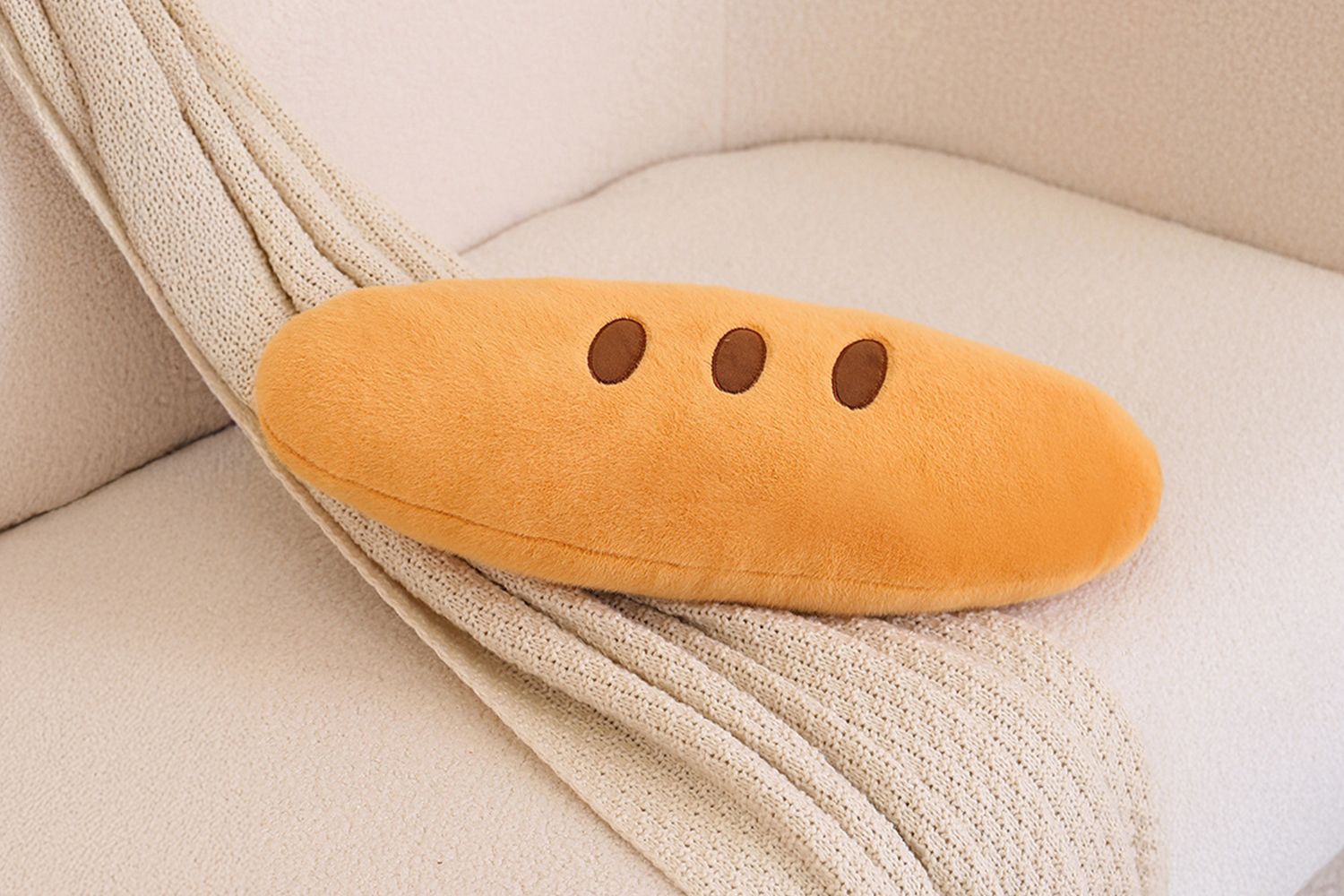 BAGUETTE BREAD Plush Cushion - H70