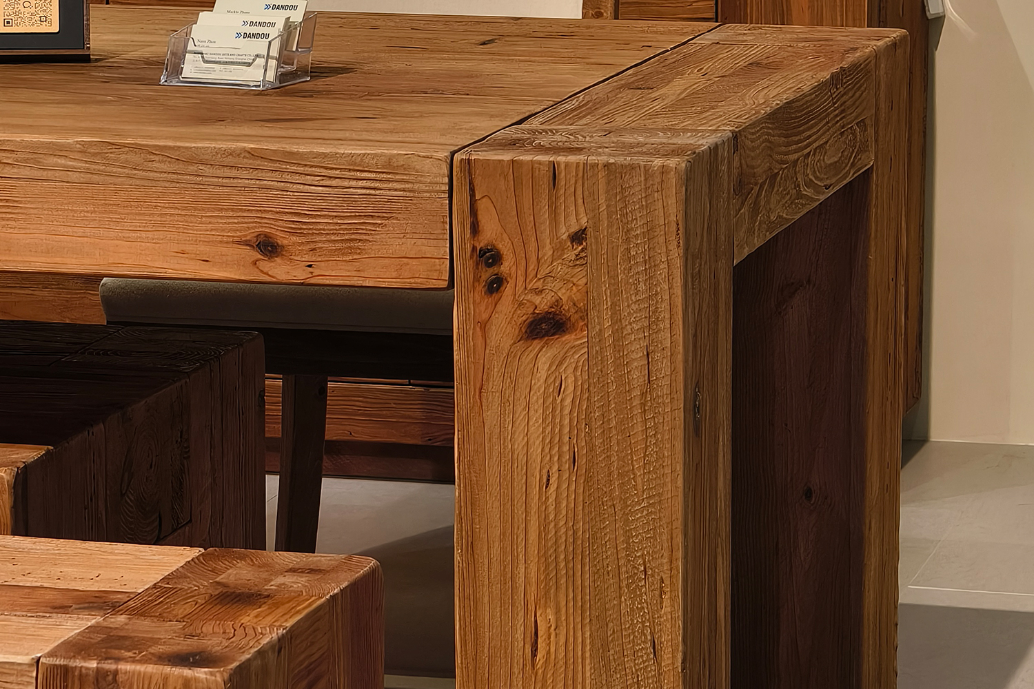 NORDWOOD 270 Reclaimed Pine Wood Dining Table