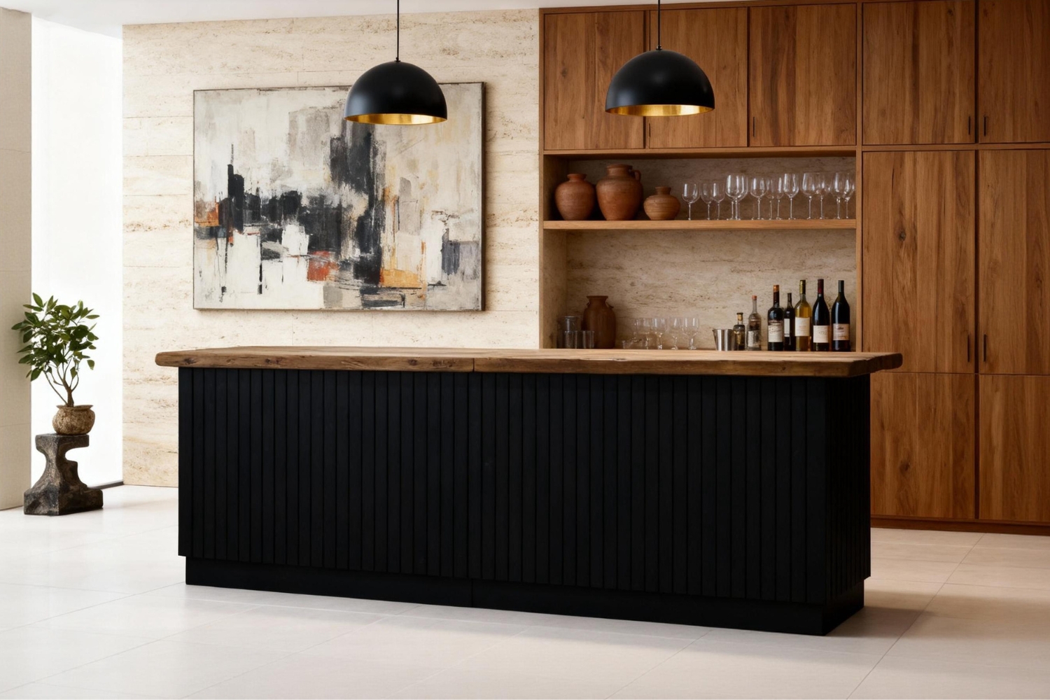 TIMBERA 3.2M 5PC Solid Reclaimed Wood Bar Set