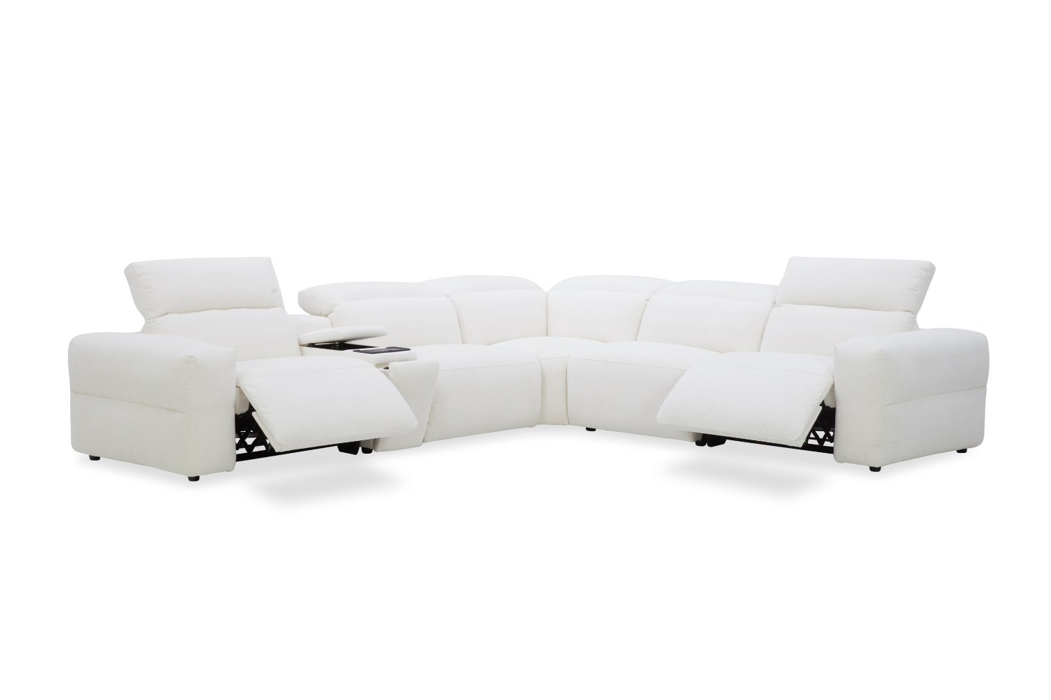 OMEGA Dual-Motor Reclining Sectional Modular Sofa - Armless Chair ...