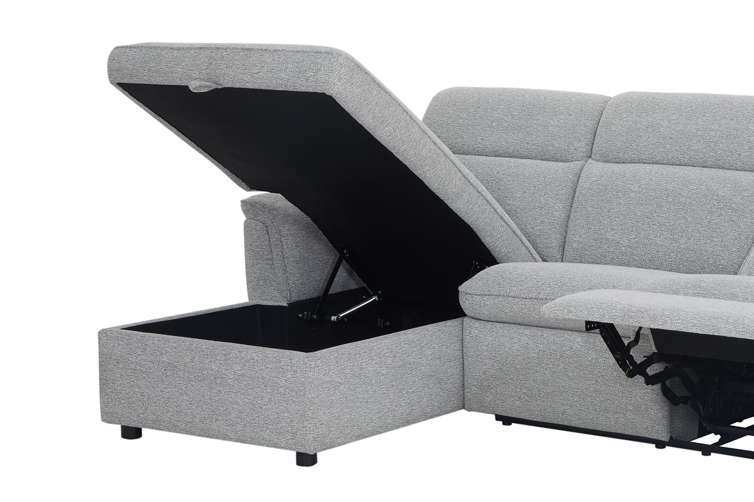 FOSCA Sectional Power Reclining Sofa With Storage and USB Port