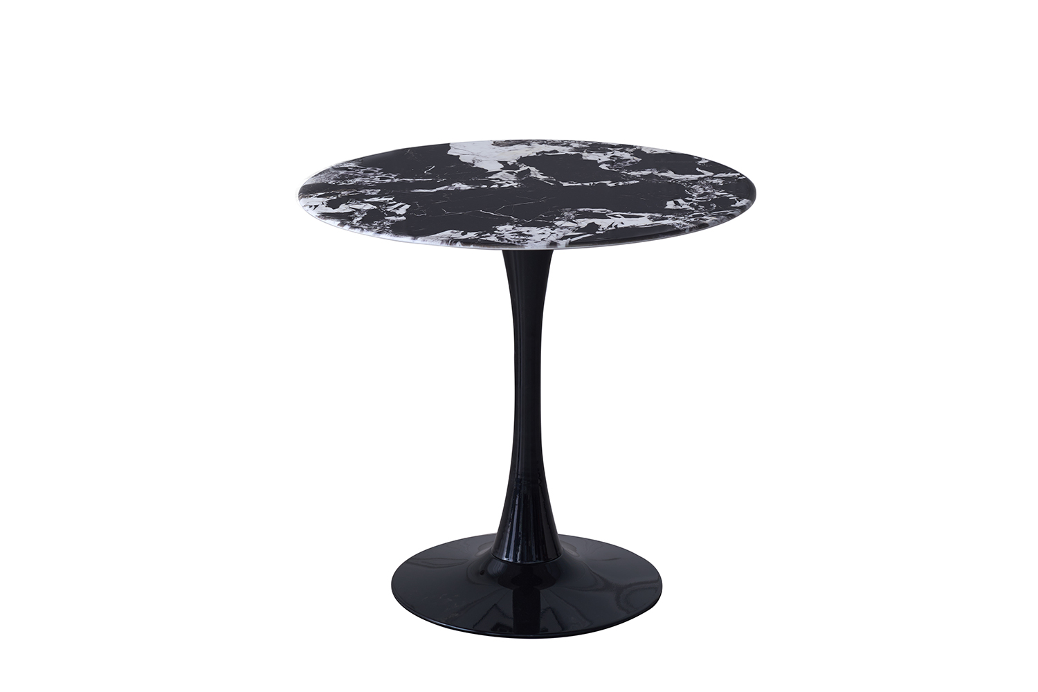JACOB D80 Round Dining Table (Black)