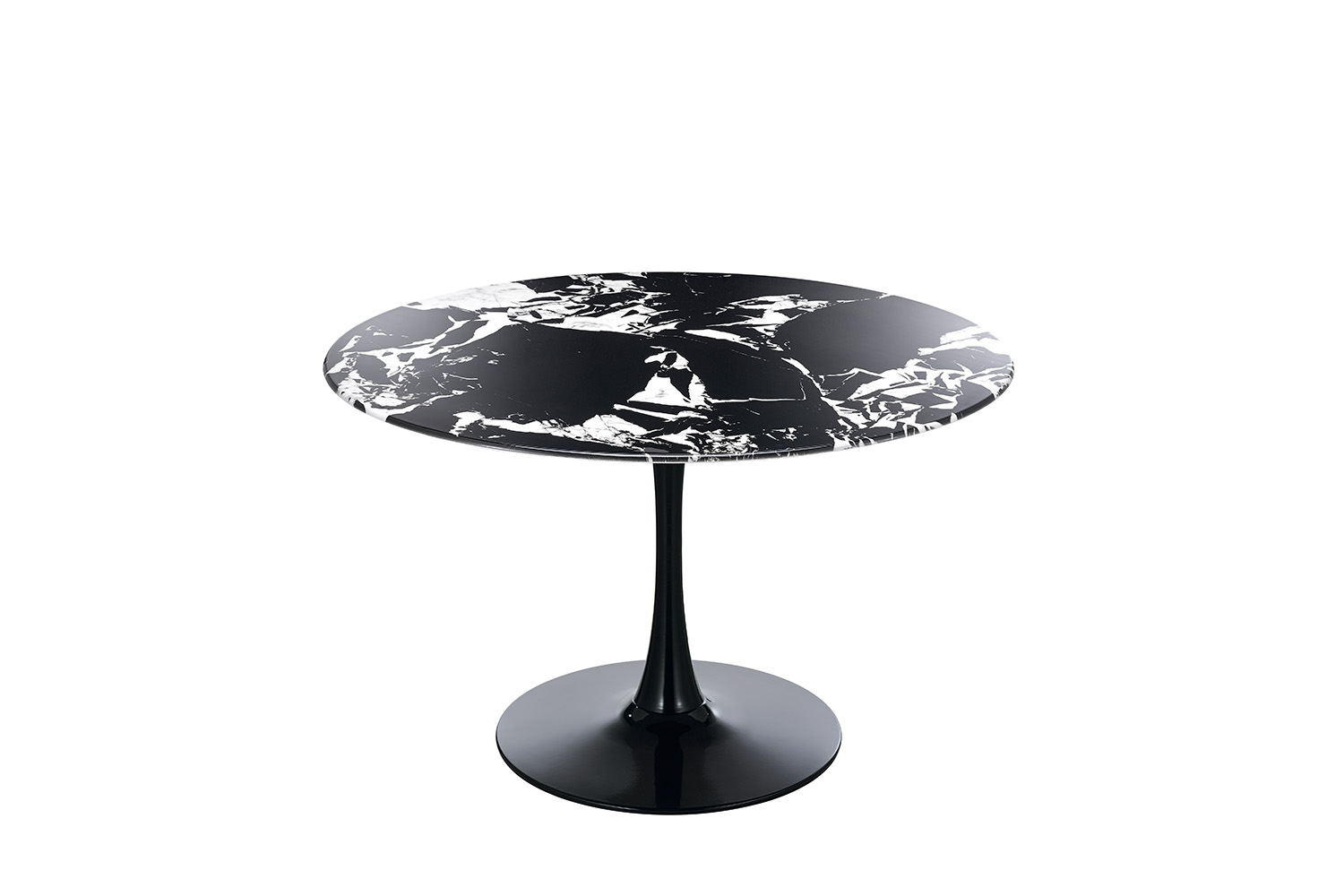 JACOB D100 Round Dining Table (Black)