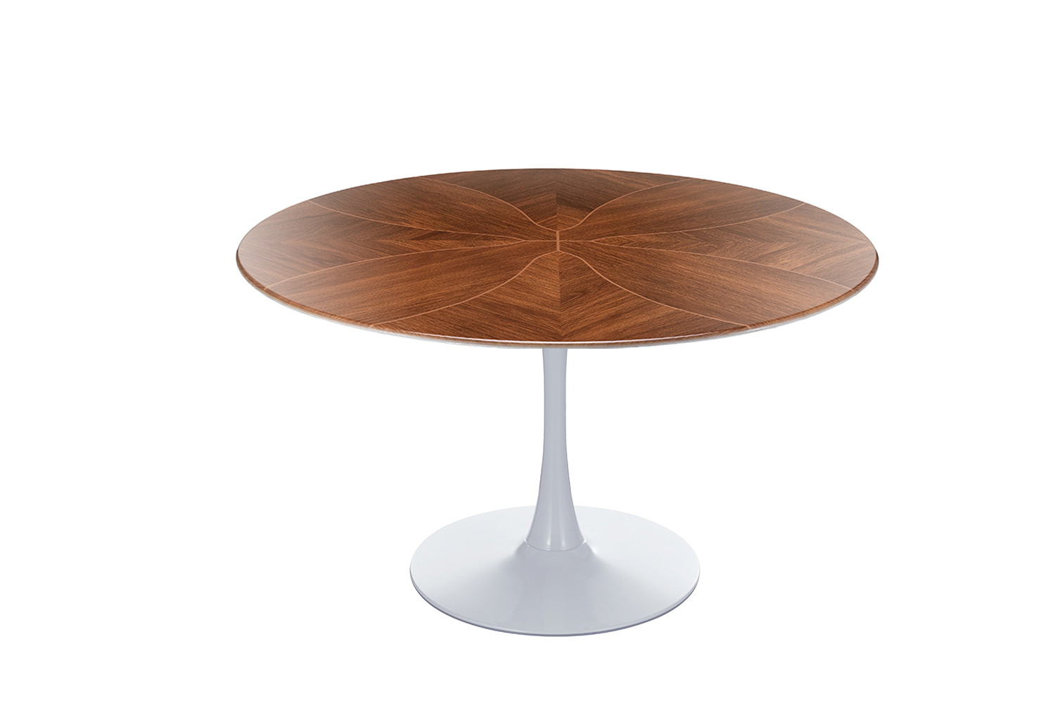 JACOB D120 Round Dining Table (Walnut Colour)