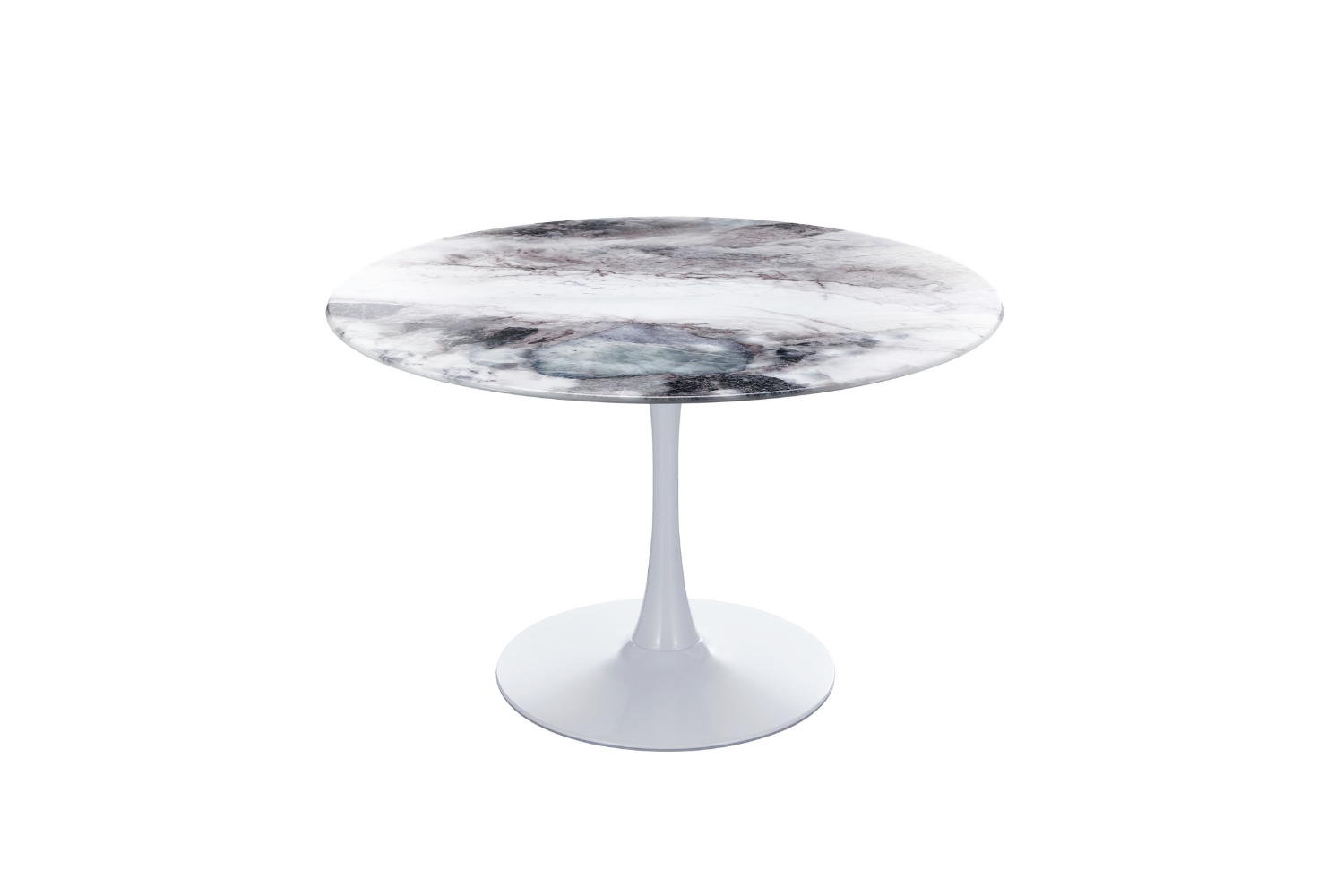 JACOB D100 Round Dining Table (White)