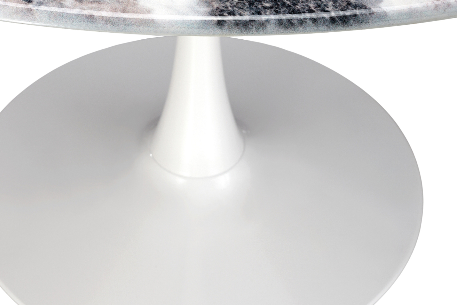 JACOB D120 Round Dining Table (White)
