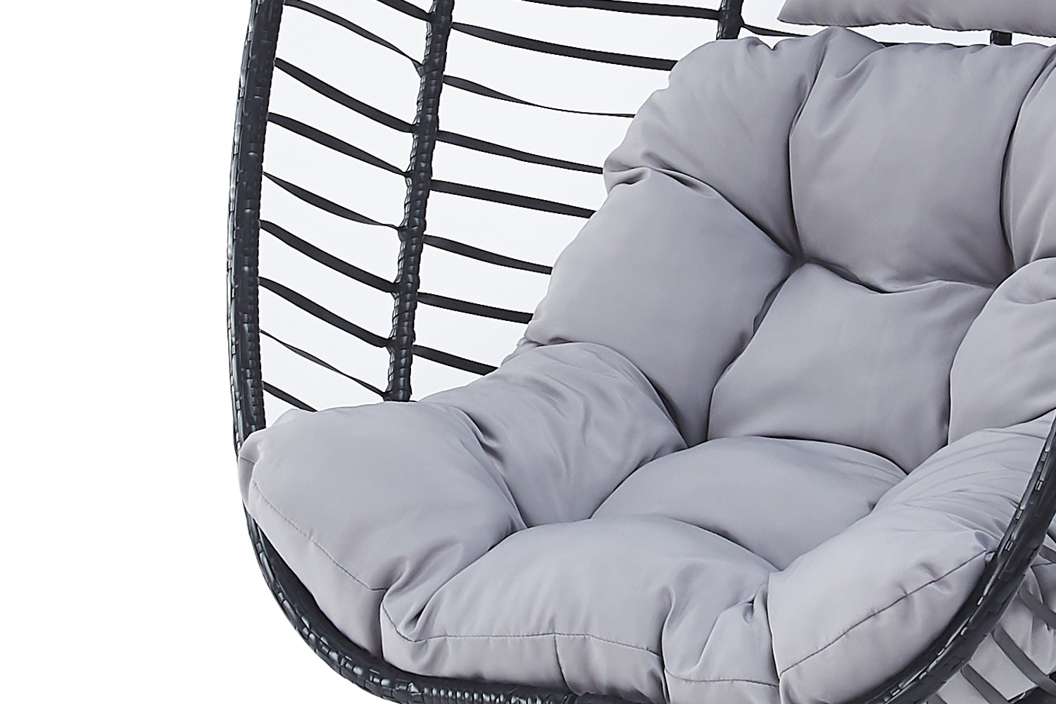 TUROSS Rattan Outdoor Hanging Egg Chair