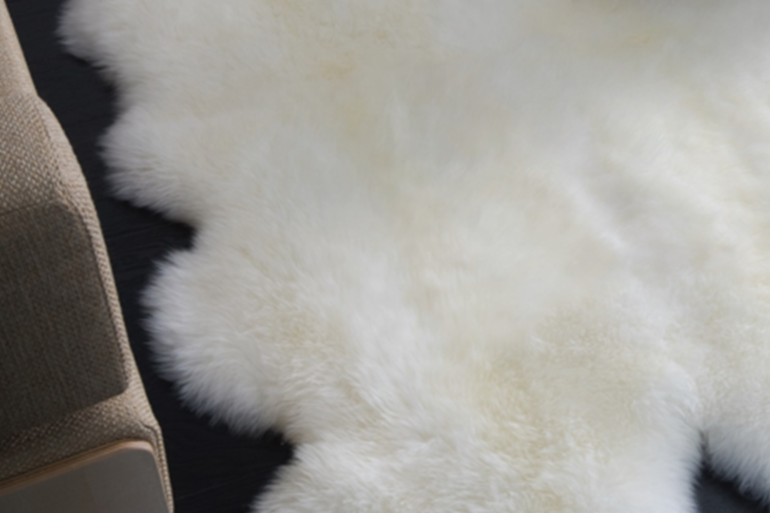 Natural Long Wool Sheepskin Rug Range