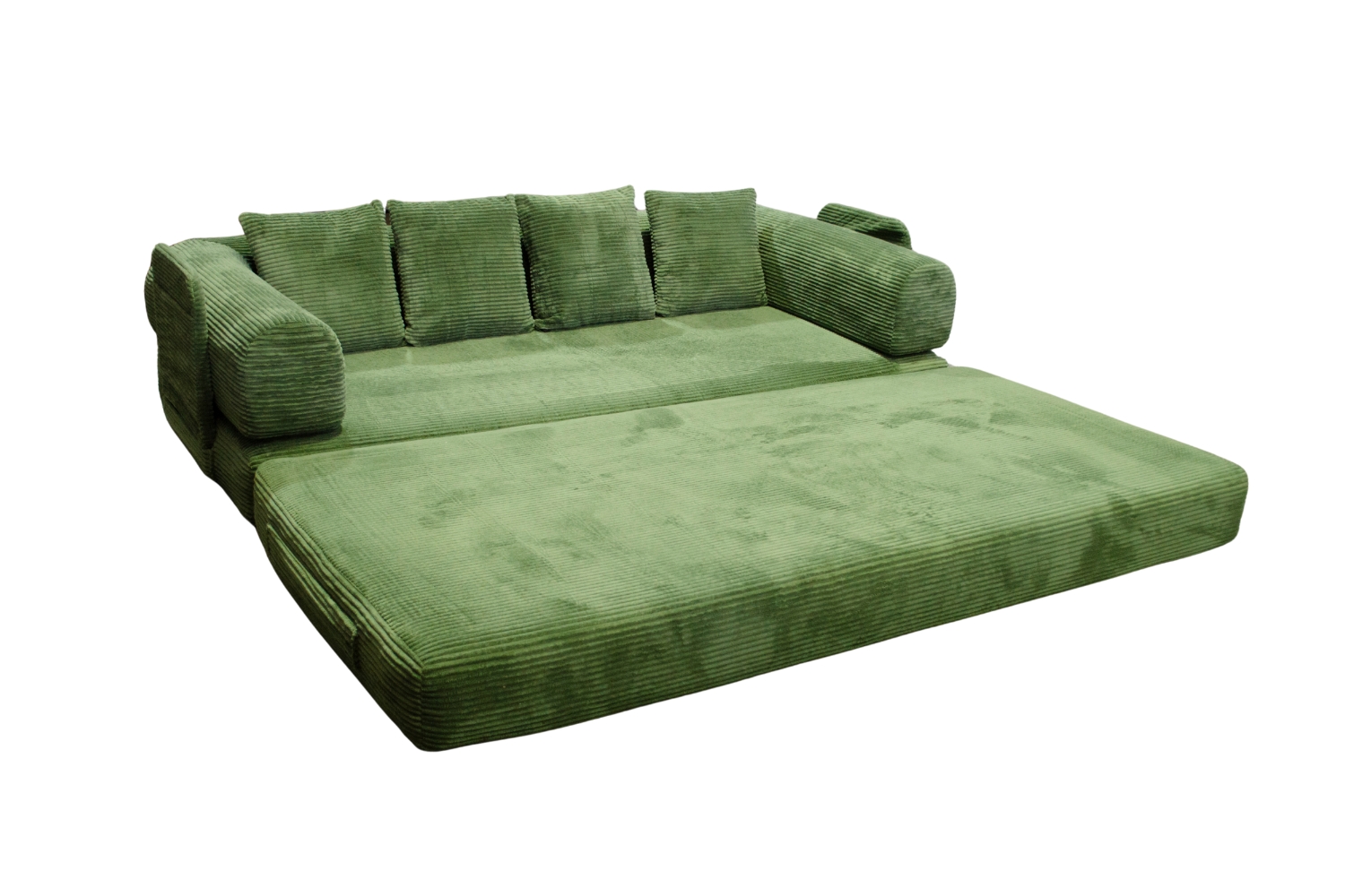 SINDARA Modular Compressed Sofa/ Folding Sofa Bed Range (Green)
