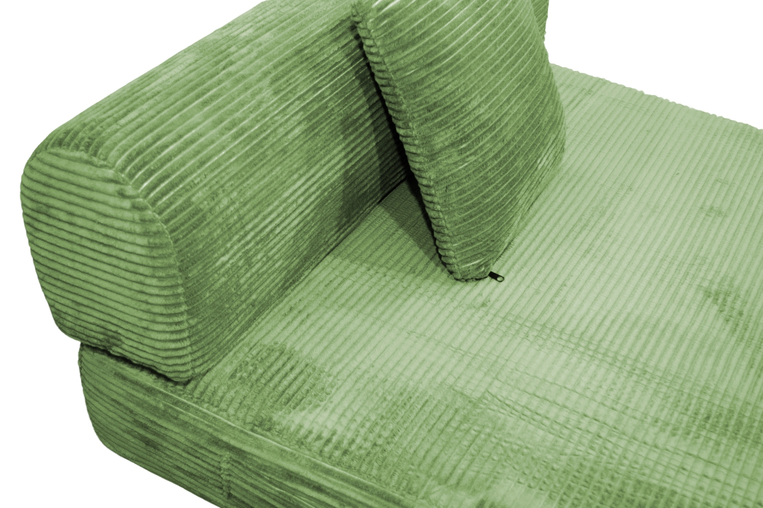SINDARA Modular Compressed Sofa/Folding Sofa Bed Range (Green) - Armless