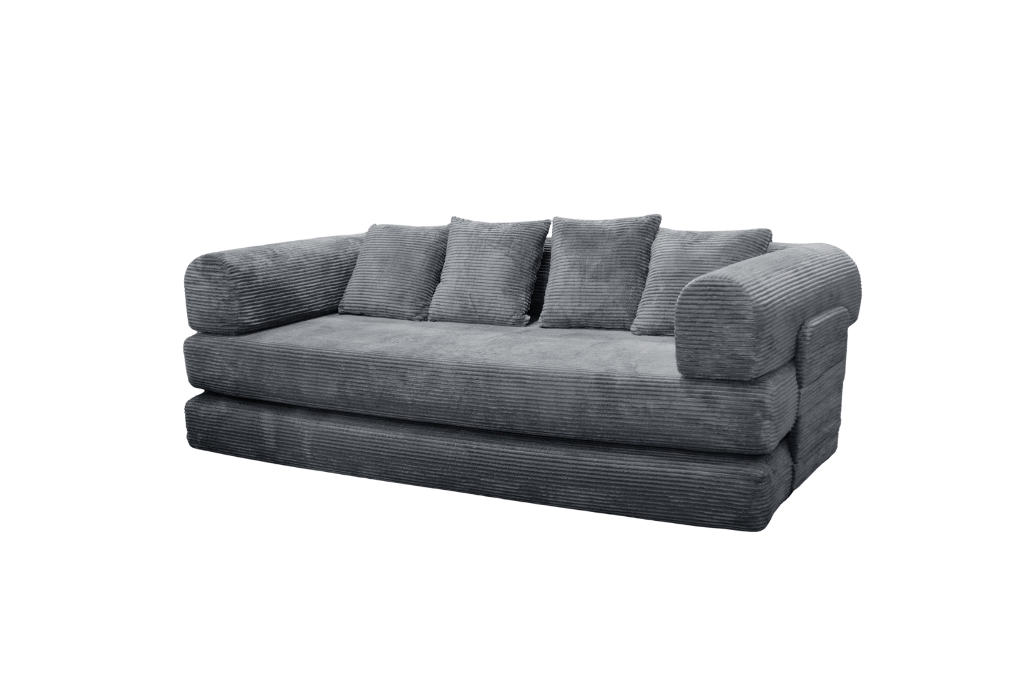 SINDARA Modular Compressed Sofa/ Folding Sofa Bed Range (Grey)