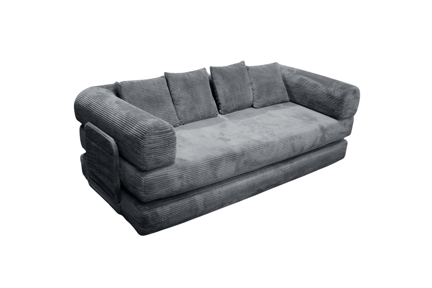SINDARA Modular Compressed Sofa/ Folding Sofa Bed Range (Grey)