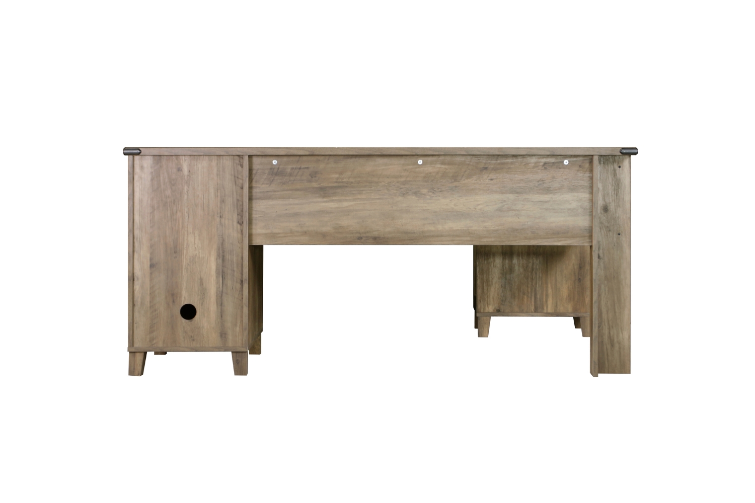 ELBIN L-Shaped Desk with Integrated Storage Compartment