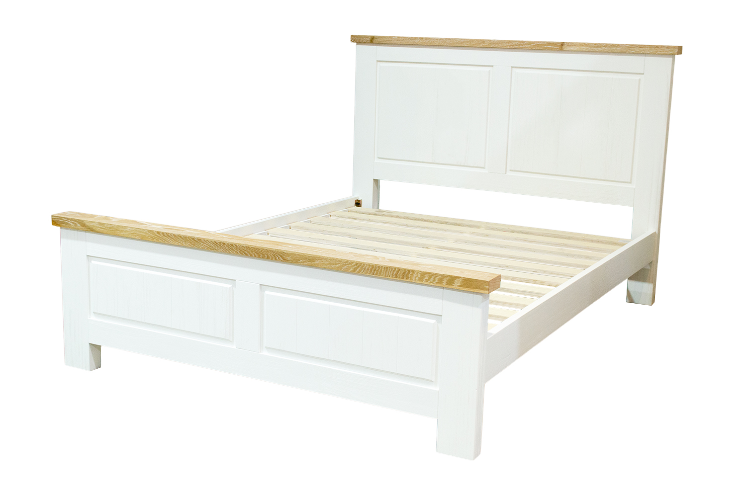 BRAMPTON Solid Wood Bedframe in Queen/Super King Size