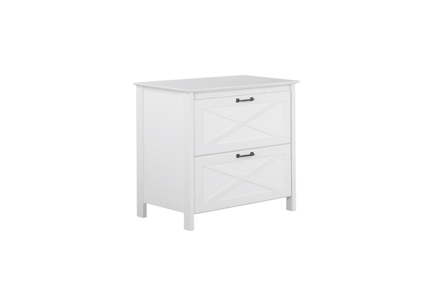 BALEN 2-Drawer File Cabinet (White)