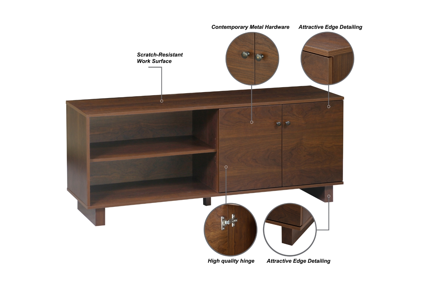 EMORY 143 2-Door TV Unit/Buffet