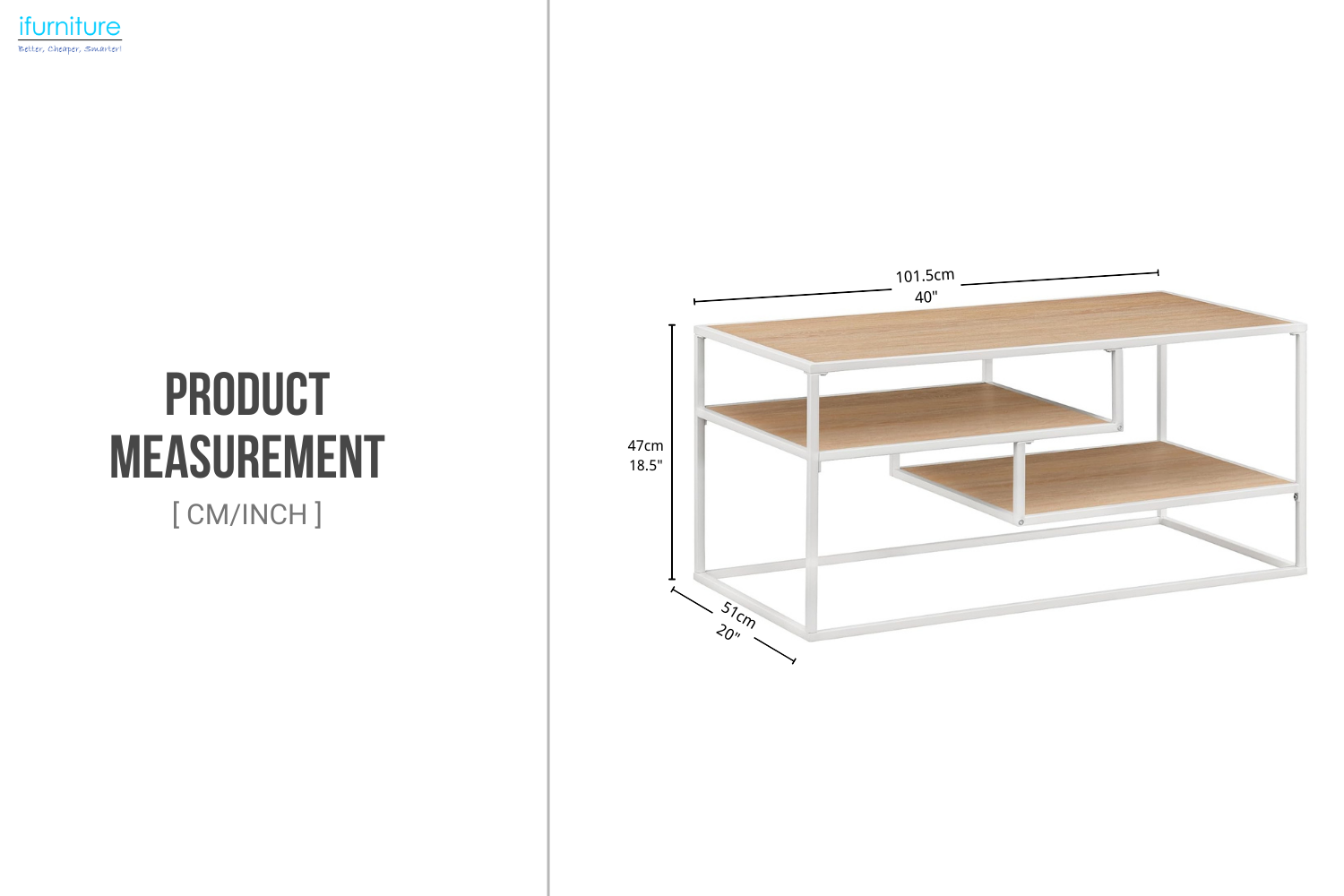 ADAM Coffee Table (101.5 x 51cm)