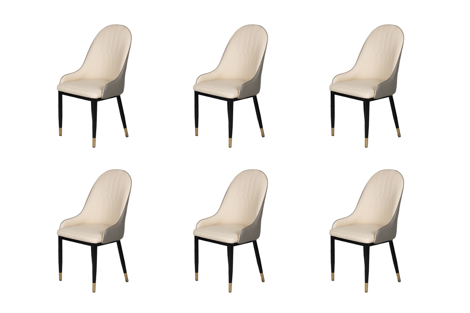ORBIT Dining Chair (Beige & Grey)