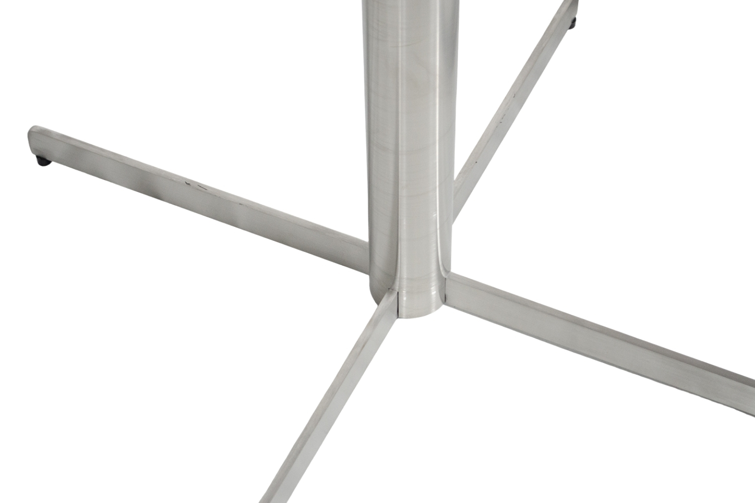 JAX 85 Stainless Steel Cross Brushed Table Base