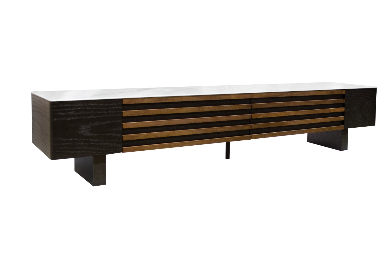 TROVE 200 Tempered Glass Top TV Unit