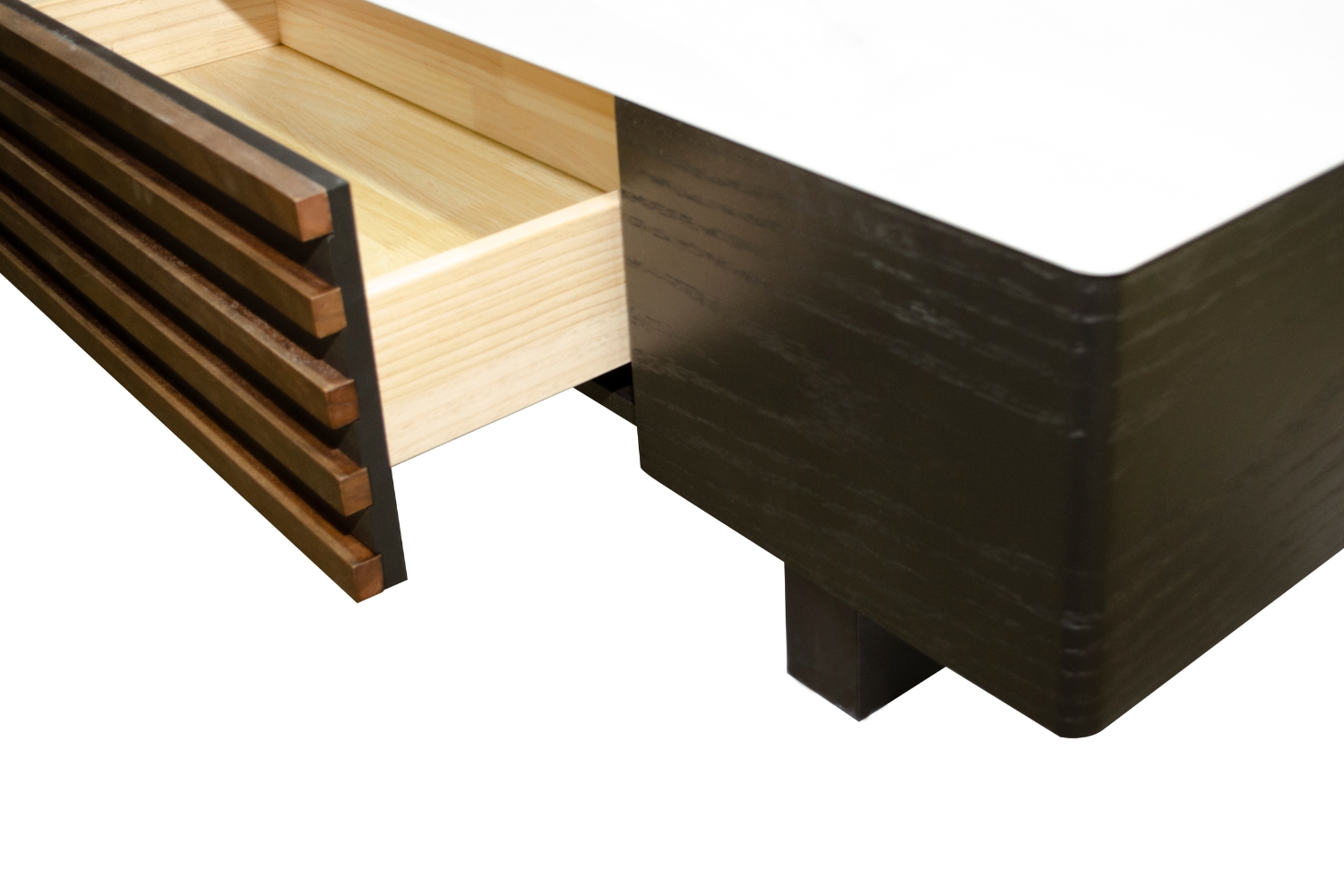 TROVE 200 Tempered Glass Top TV Unit