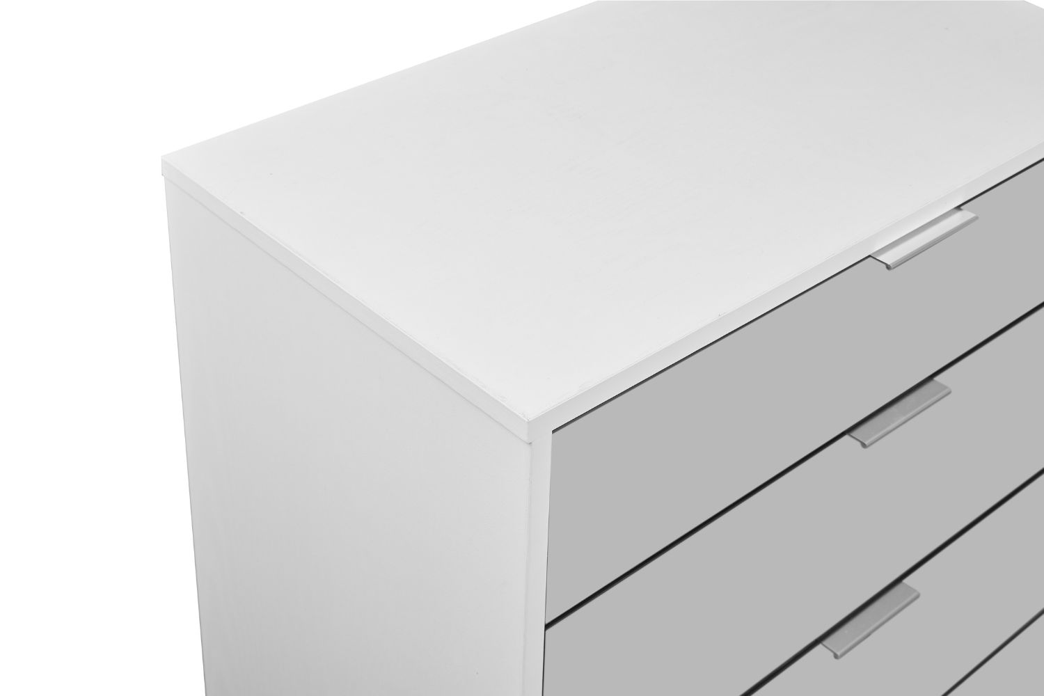 BRAYA 5-Drawer Tallboy with Mirror