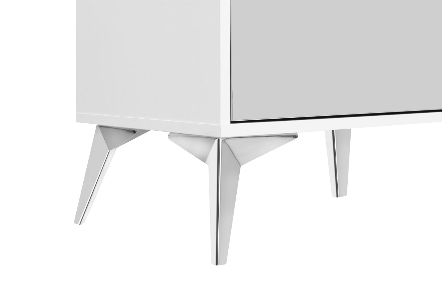 BRAYA 5-Drawer Tallboy with Mirror