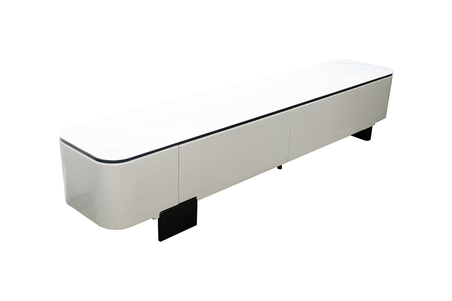 ARIANNA 200 Engineered Stone Top TV Unit with 2-Drawer