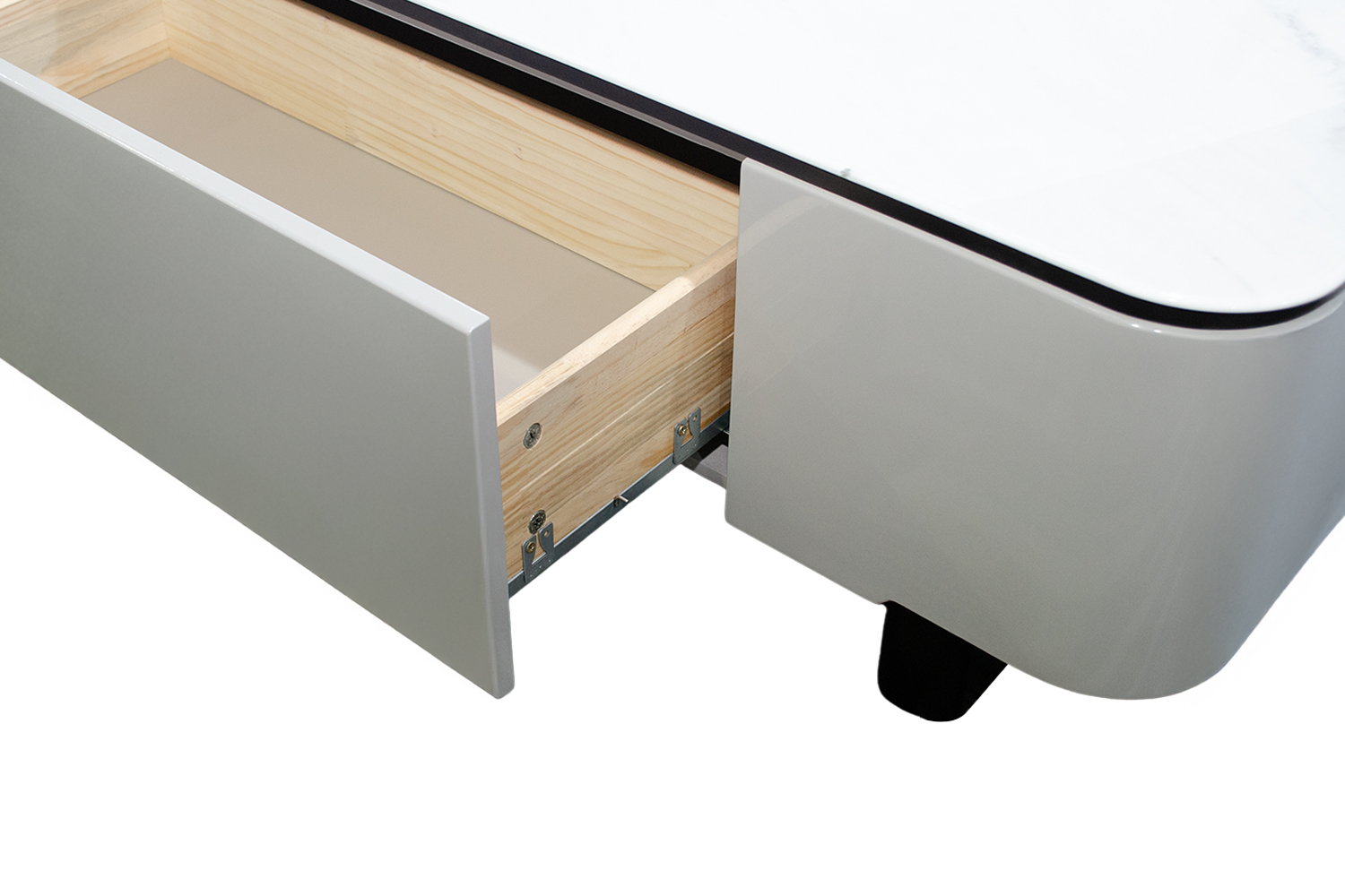 ARIANNA 200 Engineered Stone Top TV Unit with 2-Drawer