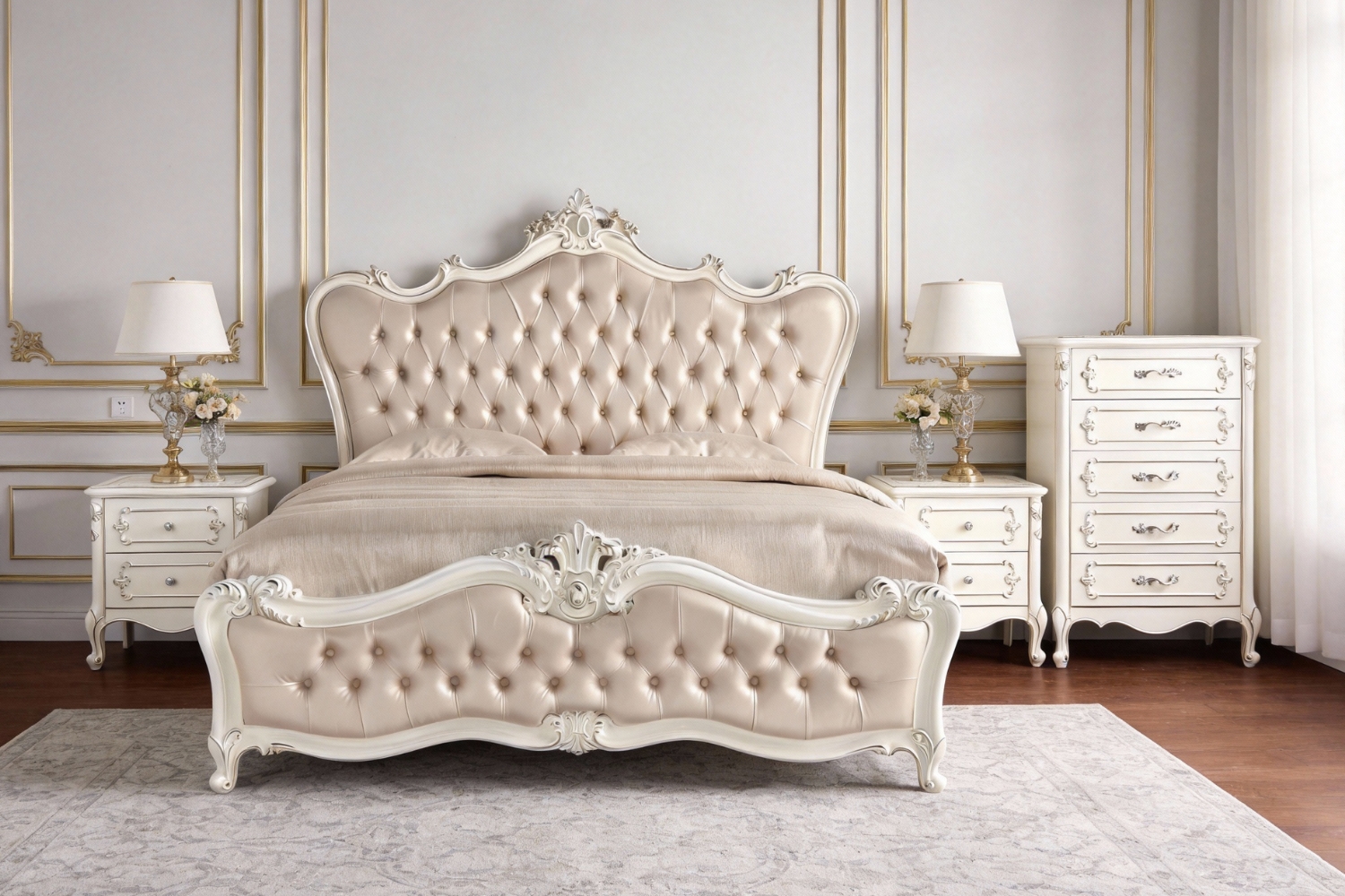 CHATEAU Bedroom Combo Set in Super King Size - 4PC Combo