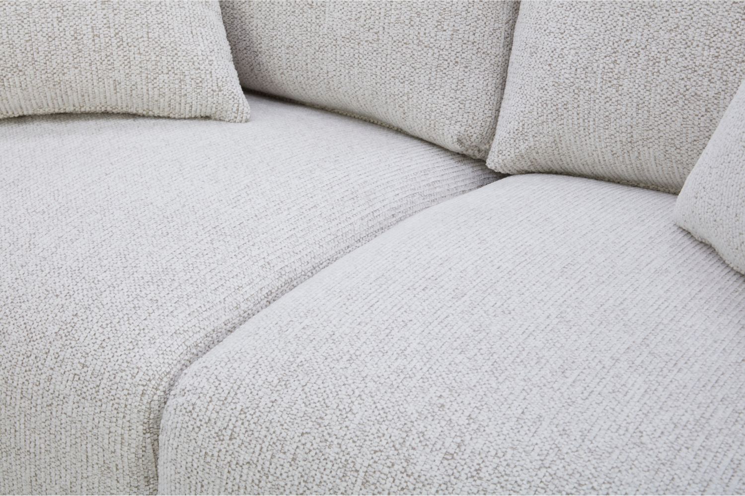 RIVANO 3/2 Seater Fabric Sofa Range (Off-White)