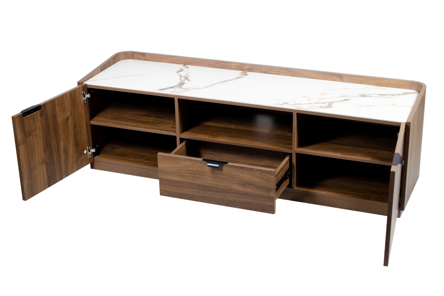 MERRINA 160 2-Door 1-Drawer TV Unit with Sintered Stone Top
