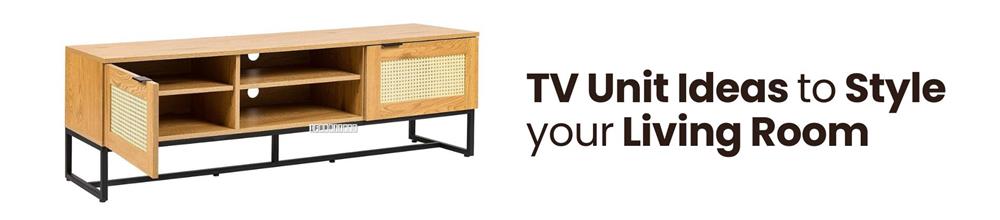5 TV Unit ideas to style your living room