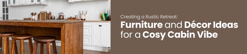 Creating a Rustic Retreat: Furniture and Décor Ideas for a Cosy Cabin Vibe