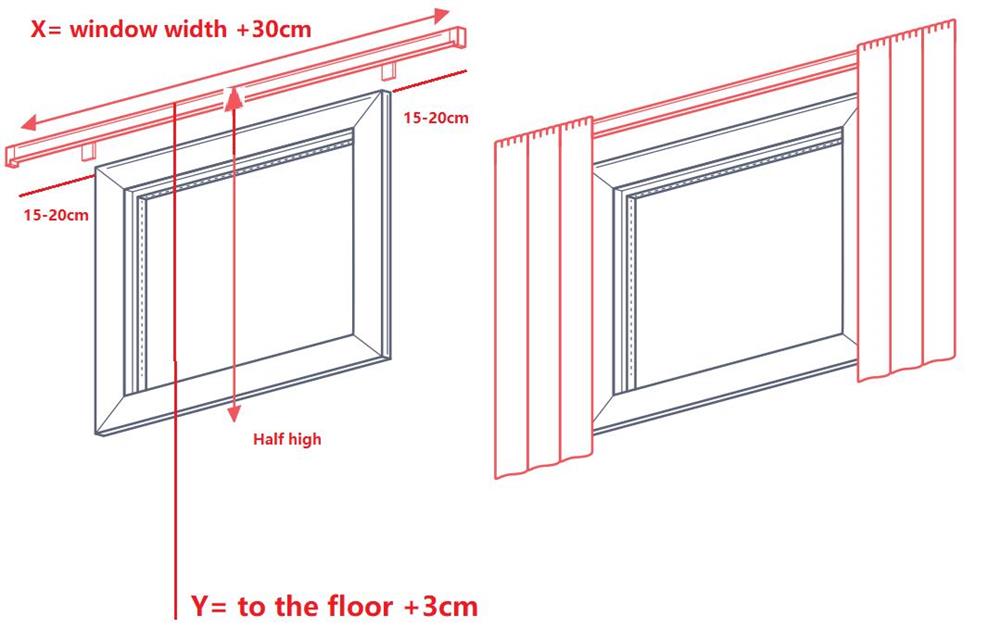 How To Measure Your Window Frame For Installing Curtains - Curtain ...