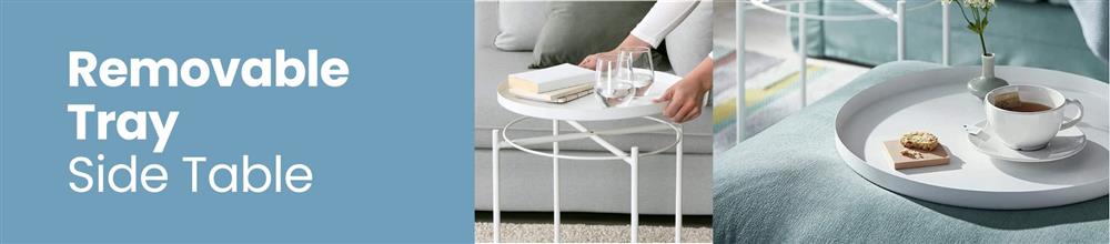 Removable tray side table: The perfect companion for modern living ...