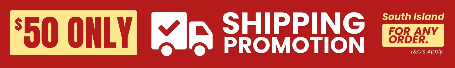 Christchurch - Queenstown (Shipping Promotion Route)