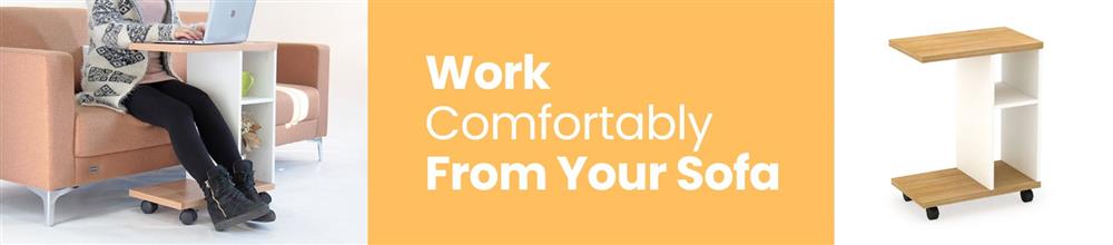 Stay productive anywhere: The convenience of a movable side table for ...